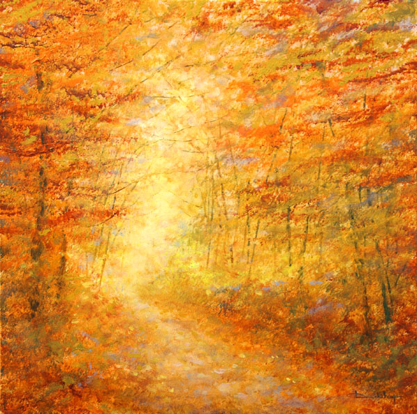 Autumn Path Ltd Edition Print - Stella Dunkley Original Fine Art